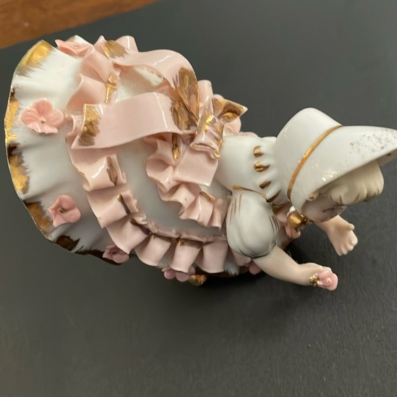 Lefton | Accents | Vintage Lefton Pink Bloomer Girl | Poshmark